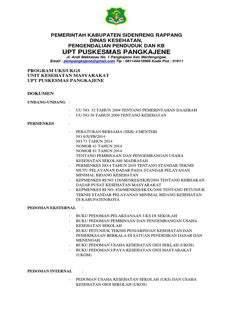 Dokumen Audit Uks Ukgs | PDF