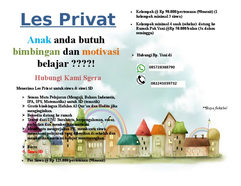 Brosur Les Privat | PDF