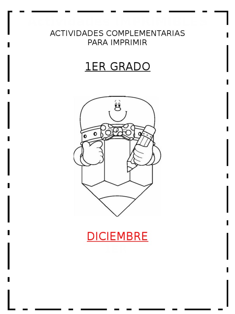 Actividades Imprimibles para 1er Grado | PDF | Caperucita Roja