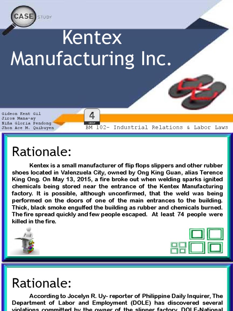 Case Study Kentex | PDF | Unemployment Benefits | Employment