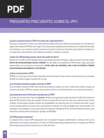 Triptico Sobre El VPH PDF | PDF | Salud pública | Enfermedades y trastornos