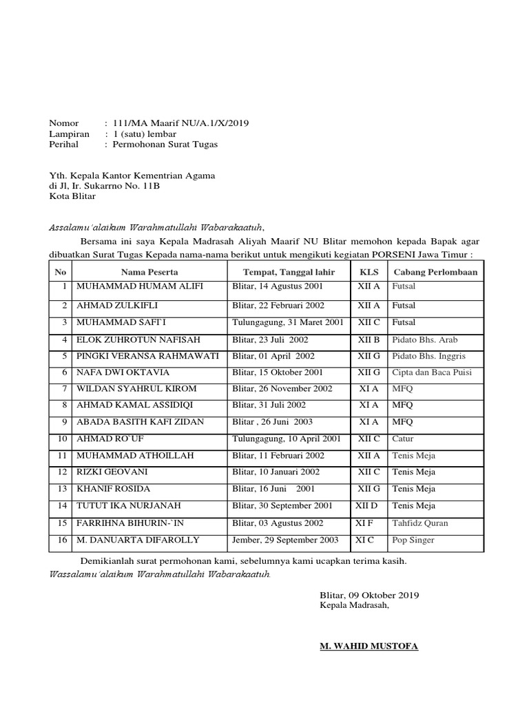 Permohonan Ganti Blanko | PDF