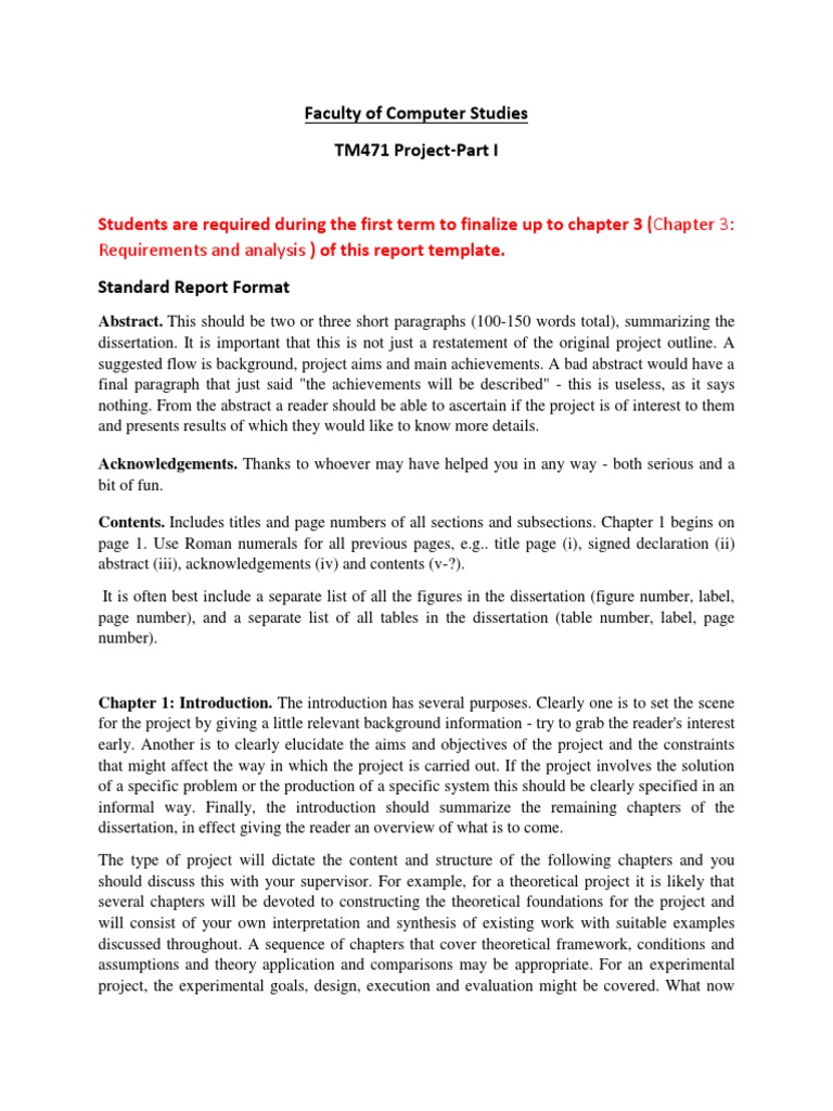 20191123193553tm471 Standard Report Format 2 | PDF | Theory | Thesis