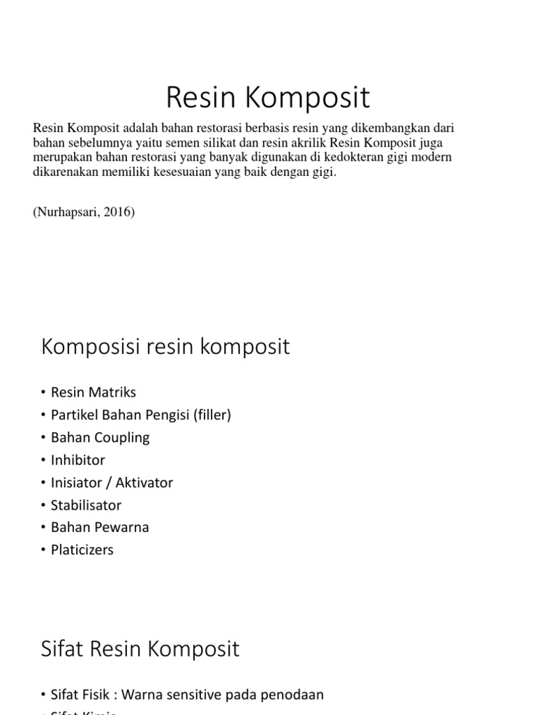Resin Komposit | PDF | Bisnis