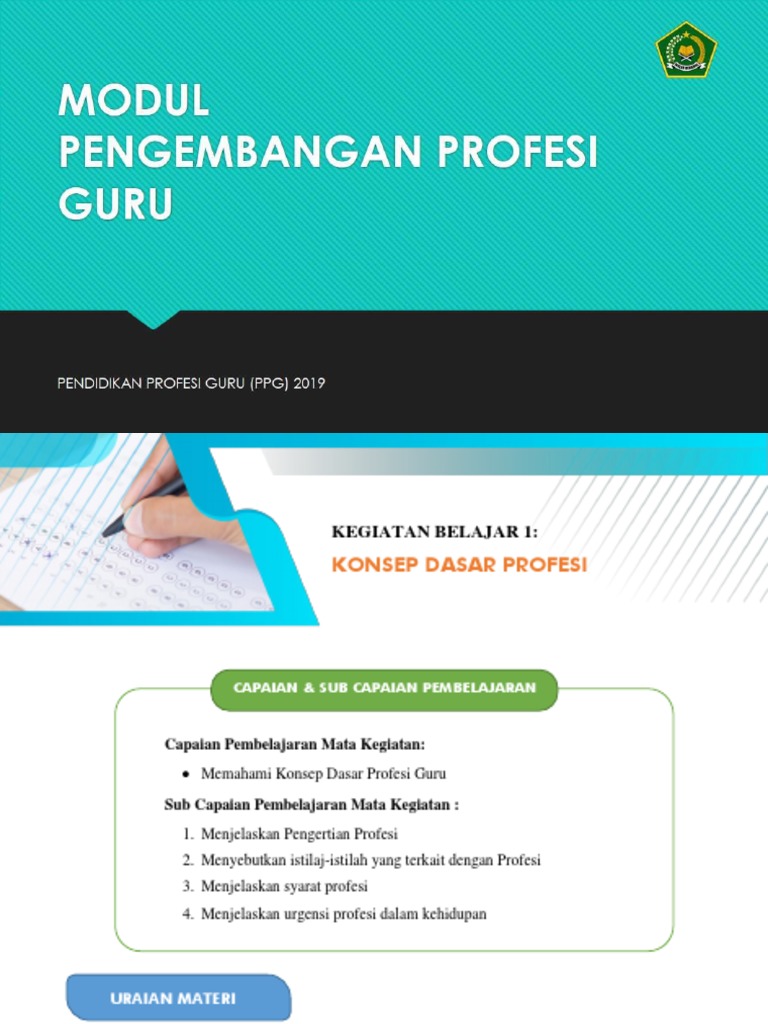 Modul Pengembangan Profesi Guru PDF | PDF