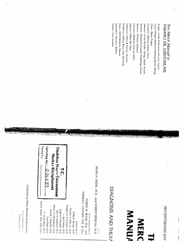 The Merck Manual TR | PDF