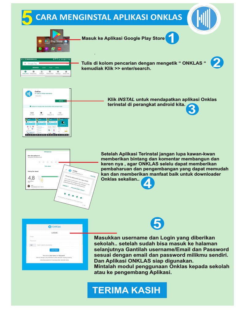 Tata Cara Dowload Onklas Dan Penggunaan | PDF | Karier & Perkembangan | Bisnis