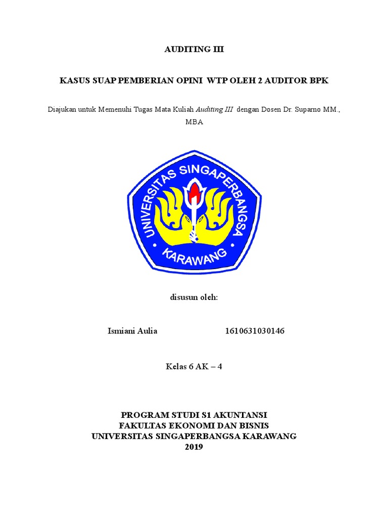 Kasus Korupsi BPK | PDF