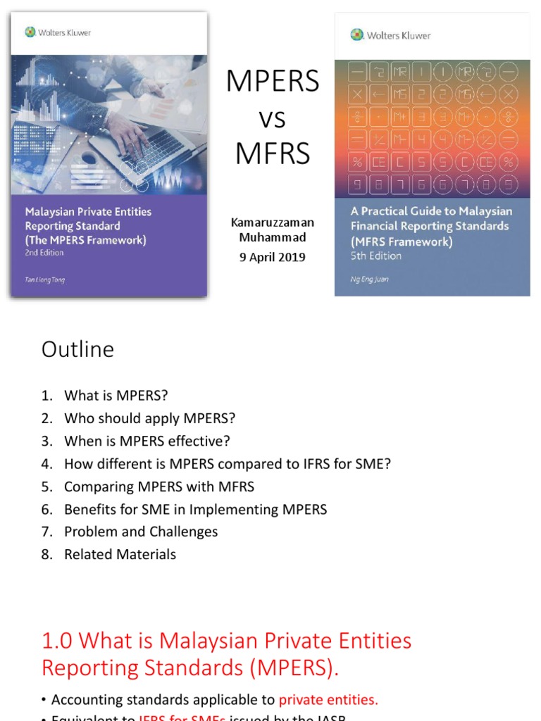 MPERS Vs MFRS - Kam | PDF | Financial Statement | Goodwill (Accounting)