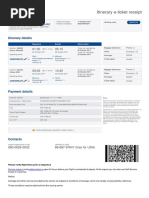 KLM e - Ticket - Receipt PDF | PDF | Airport | Fee