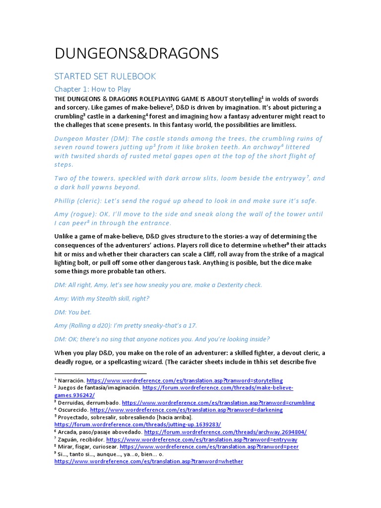 DUNGEONS | PDF | Dungeons & Dragons | Fantasy Games