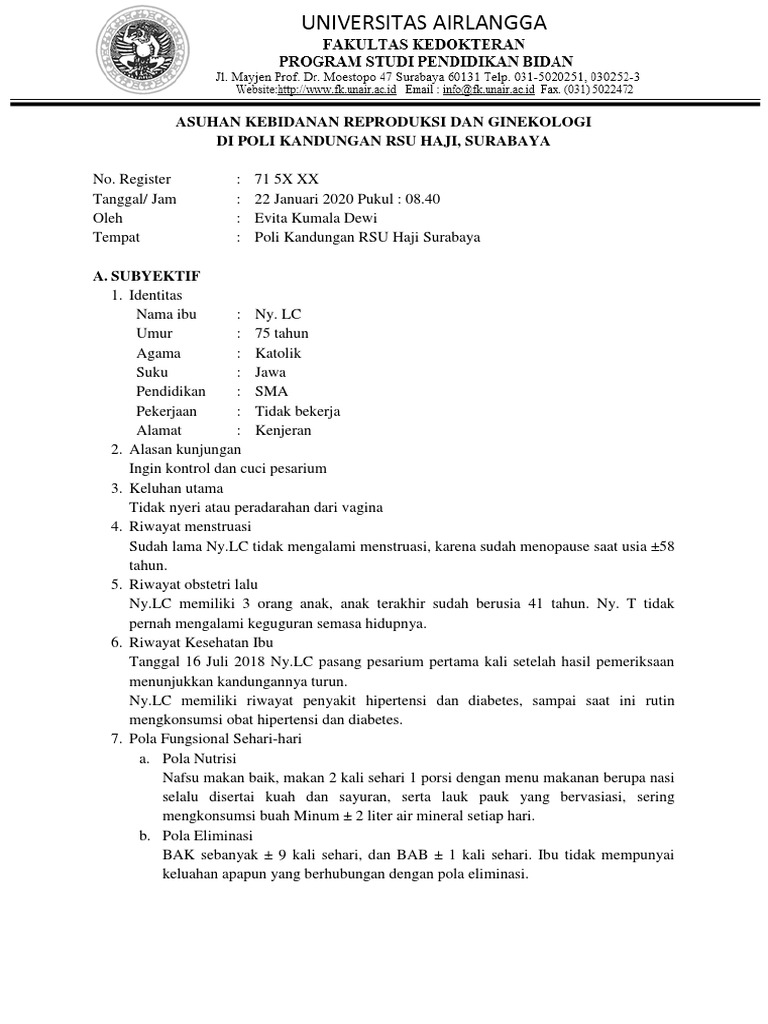 1.soap Prolaps Uteri | PDF