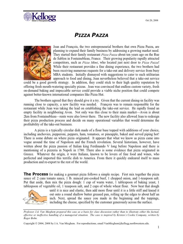 Pizza Pazza | PDF | Pizza | Dough