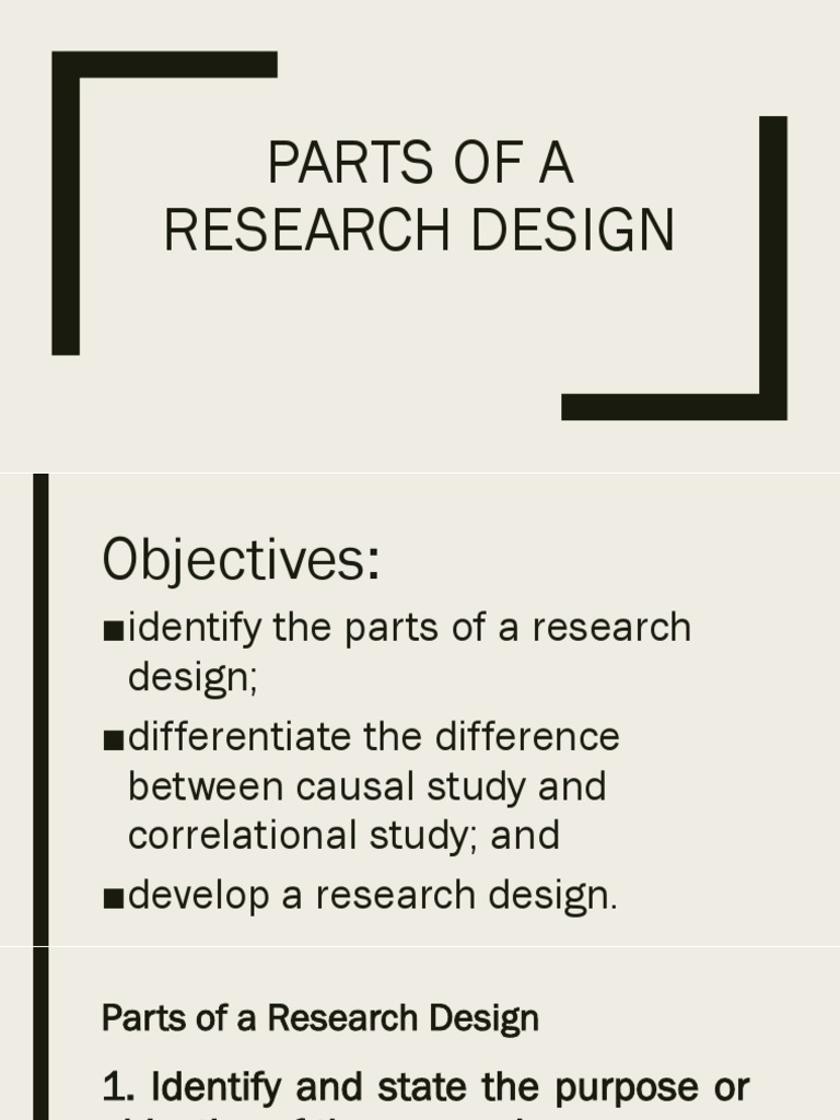 Causal Research Design