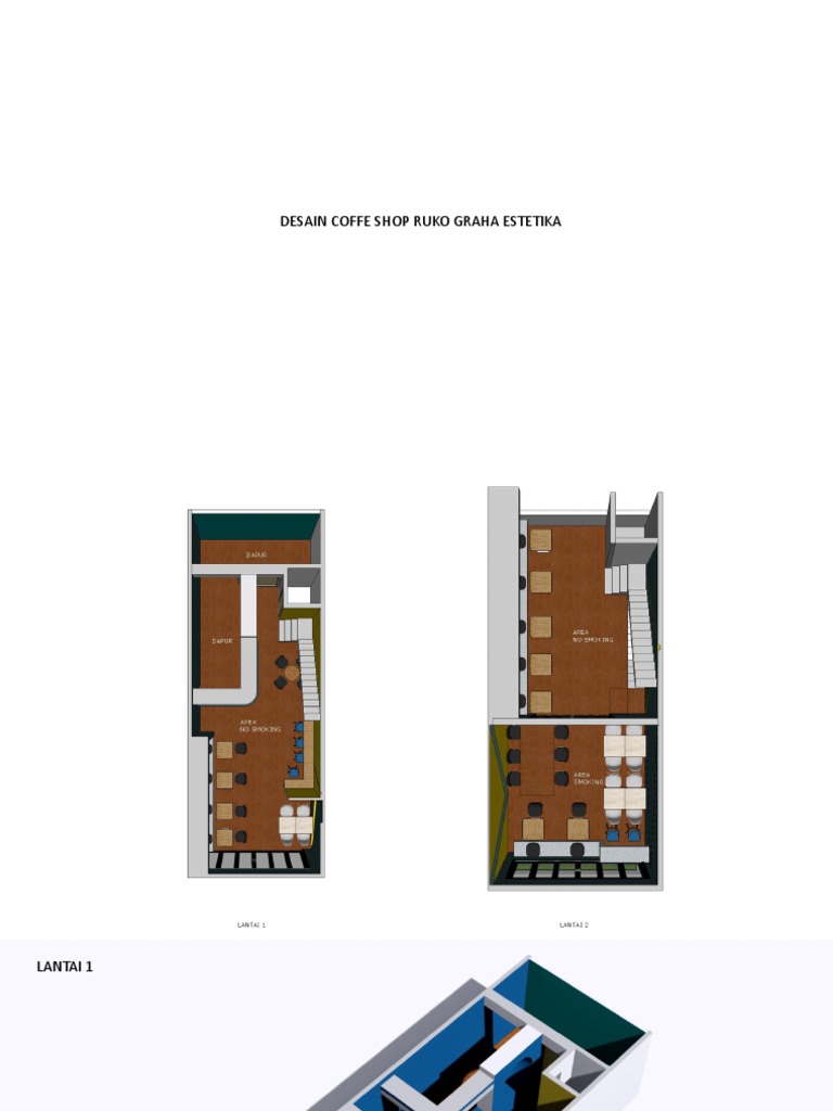 Desain Ruko Graha Estetika | PDF