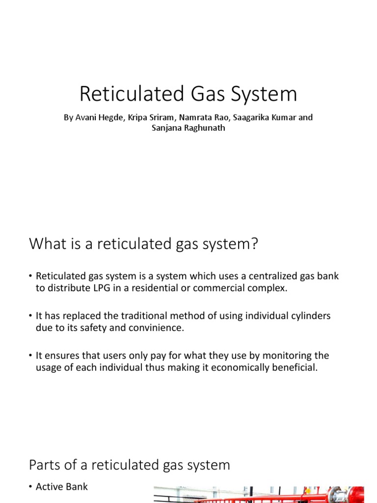 Reticulated Gas System | PDF | Tap (Valve) | Valve