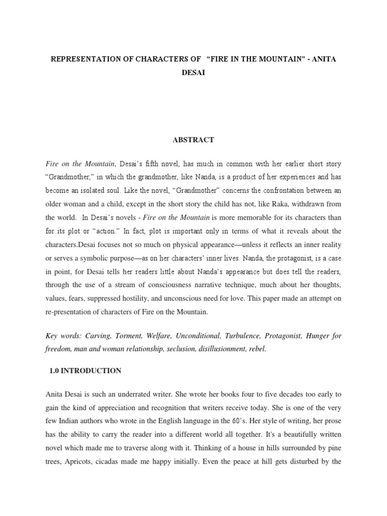 Representation of Characters of Fire in | PDF | Existentialism | Novels