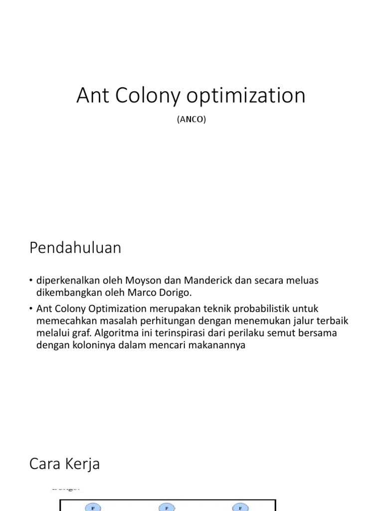 Ant Colony Optimization | PDF