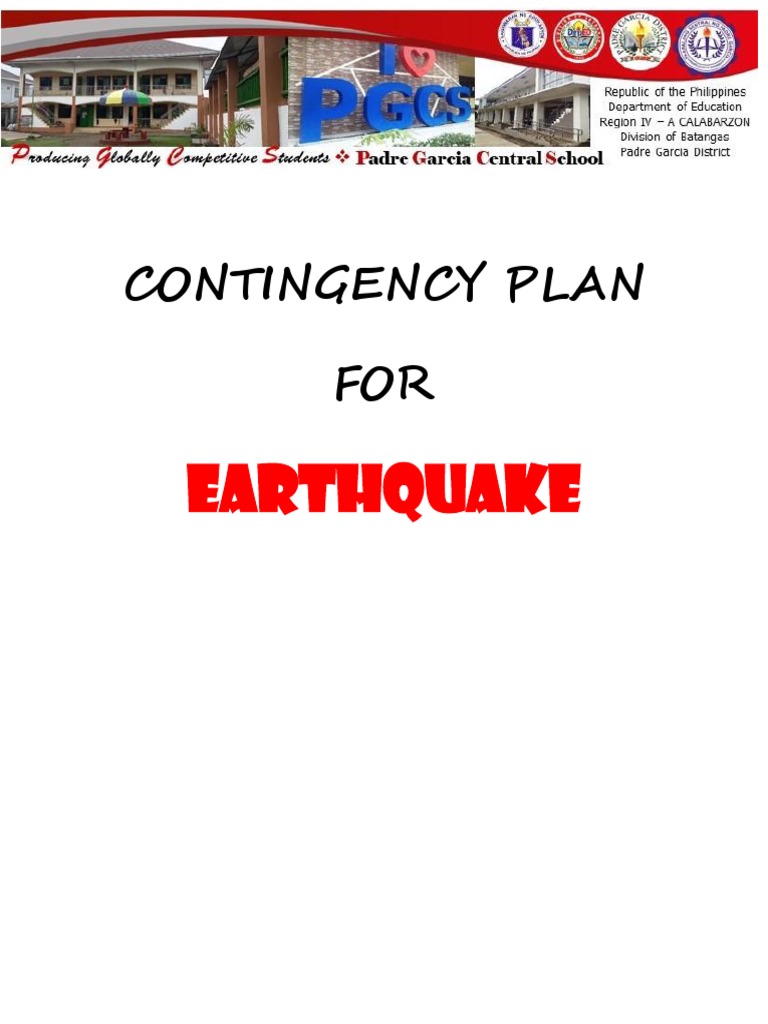 Padre Garcia Conplan 2019 EARTHQUAKE | PDF | Earthquakes | Hazards