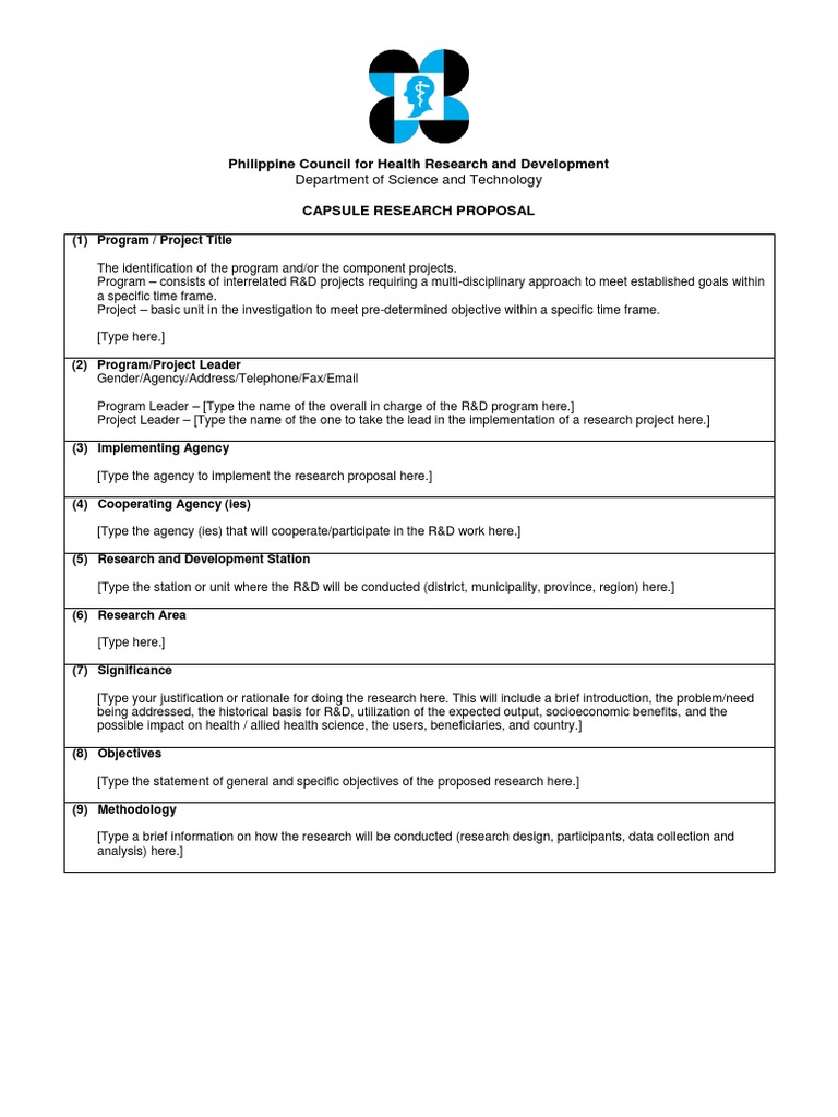 CVCHRD Capsule Proposal Editable Template | Download Free PDF ...