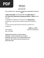 Age - Declaration - Form Blank Editable | PDF