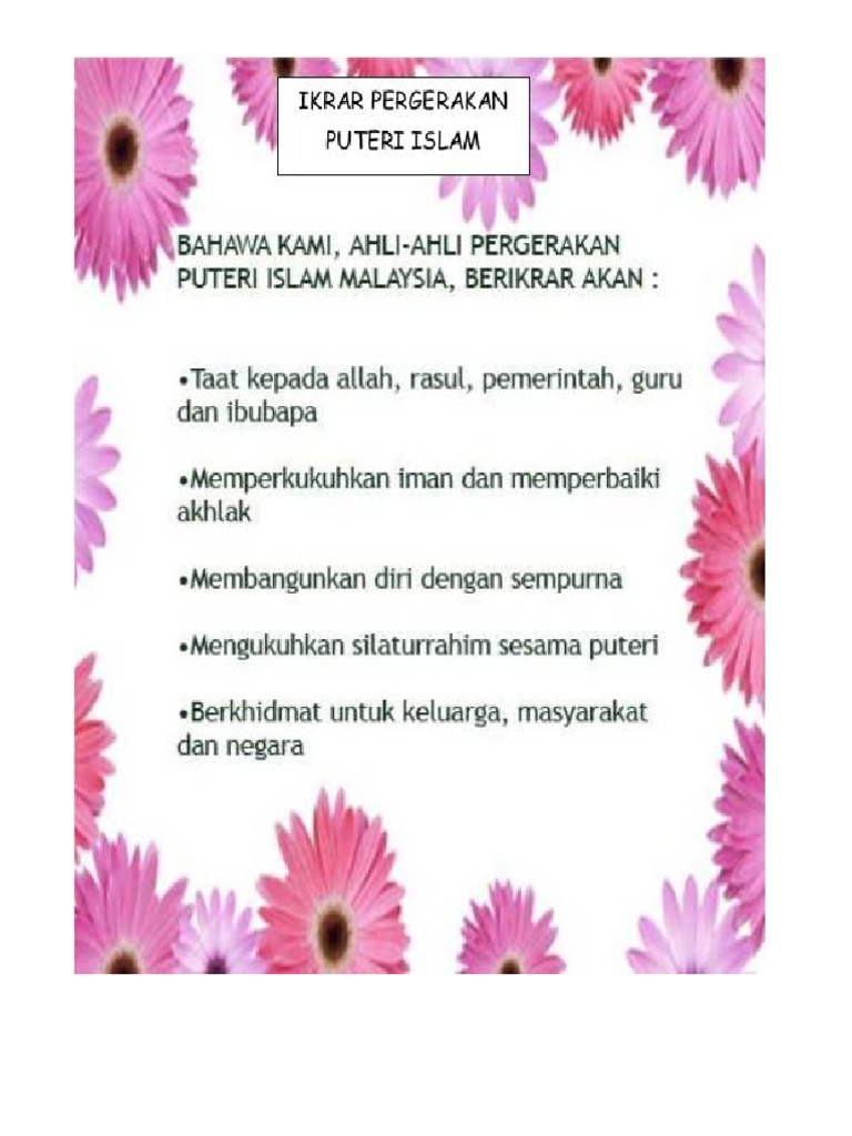 Bahan Puteri Islam | PDF