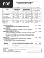 Ais Fees Schedule 2024 2025 | PDF | Payments | Debit Card