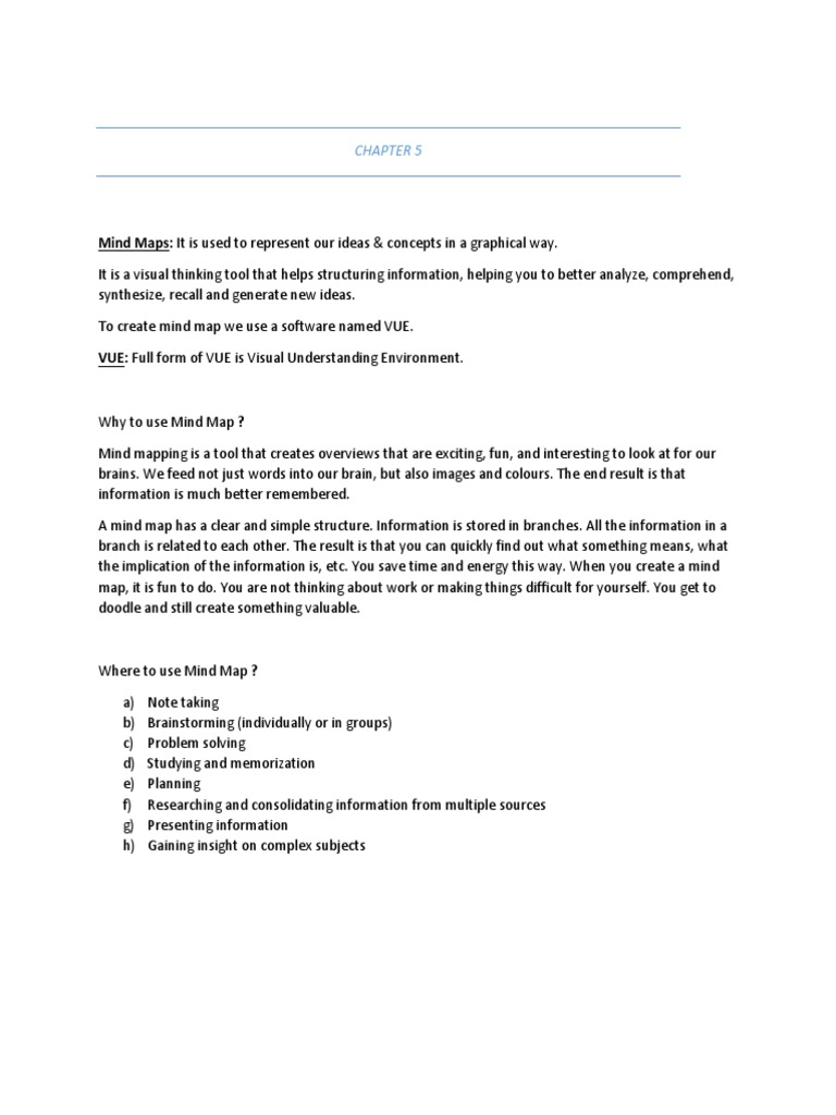 Mind Map and VUE | Download Free PDF | Icon (Computing) | Mind