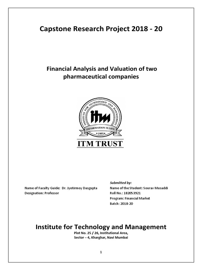 Capstone Research Project - PGDM3921 | PDF | Research Design ...