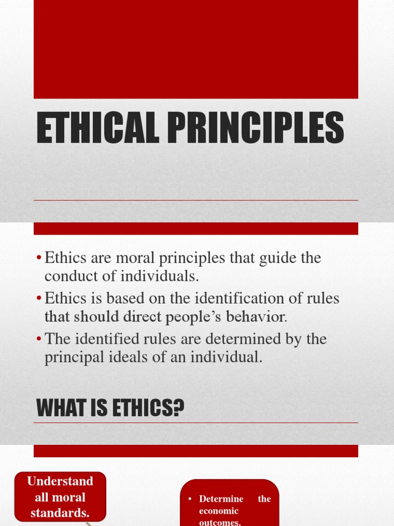 2.ethical Principles | PDF | Morality | Utilitarianism