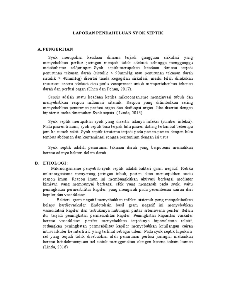 LP Syok Septic Icu Central | PDF