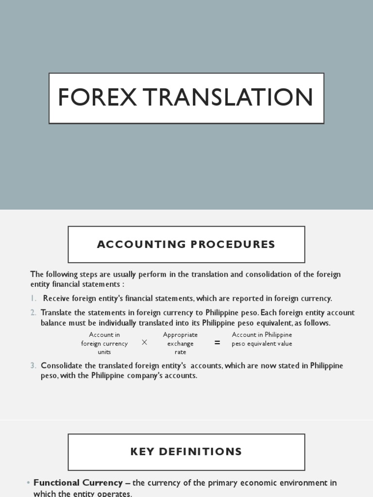 01 Forex Translation | PDF | Foreign Exchange Market | Exchange Rate