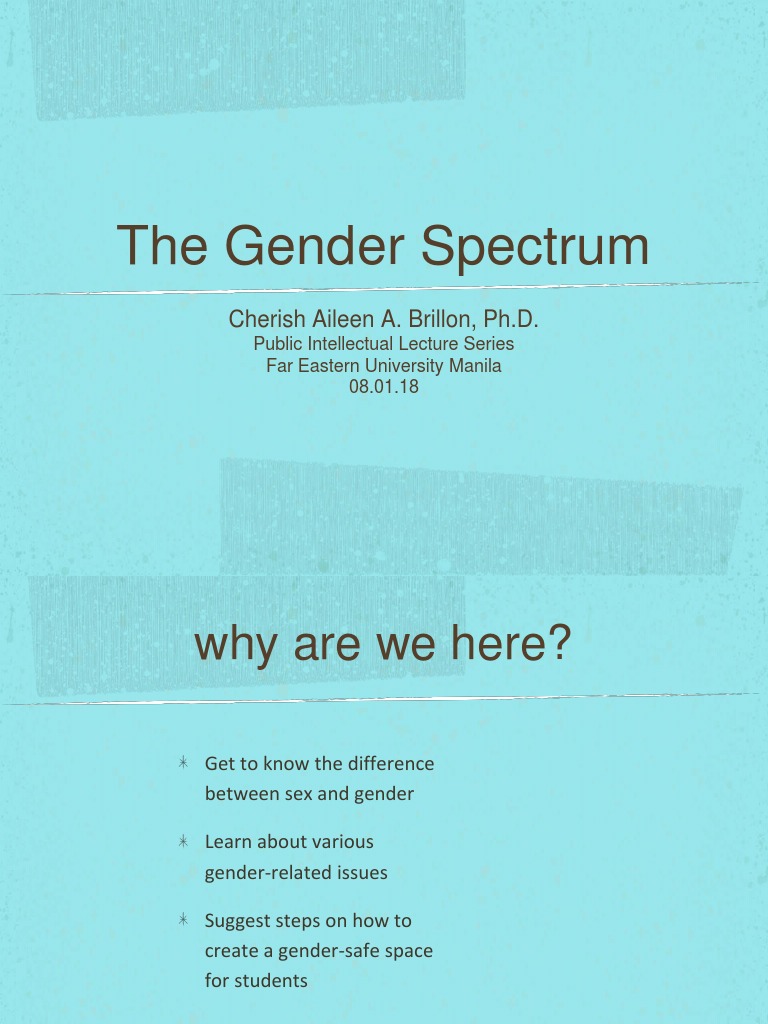 Understanding Gender for Students | PDF | Gender | Gender Studies