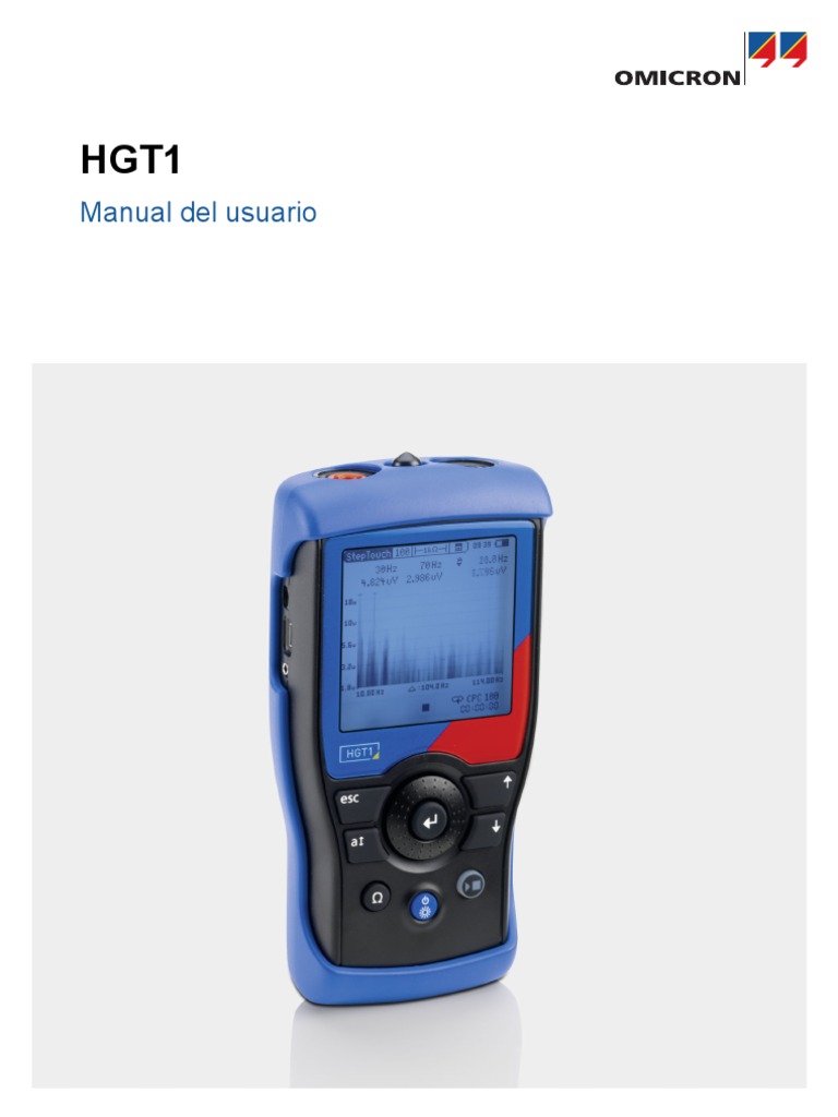 HGT1 User Manual ESP PDF | PDF | Calibración | USB