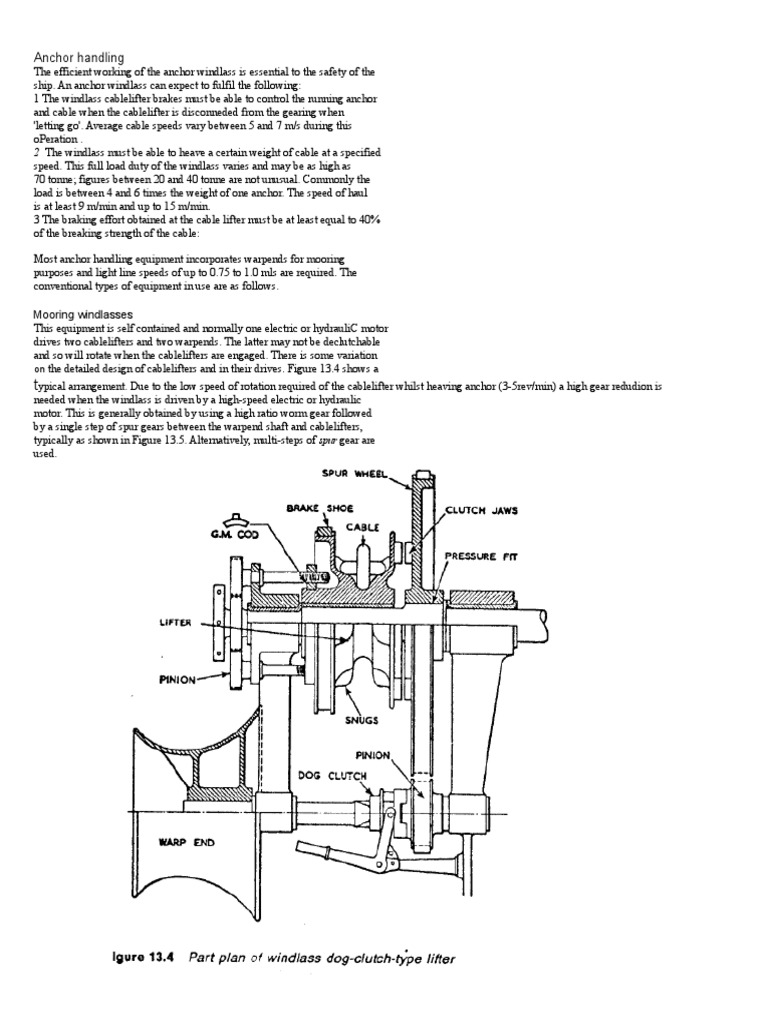 Anchor Handling | PDF | Anchor | Transmission (Mechanics)