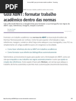 Normas ABNT no Word: Guia Prático | PDF | Botão Ctrl | Teclado de ...