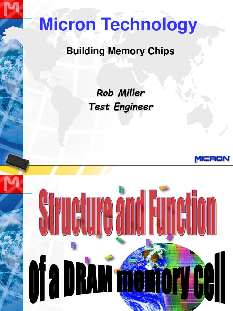Structure DRAM (Micron) | PDF | Field Effect Transistor | Silicon