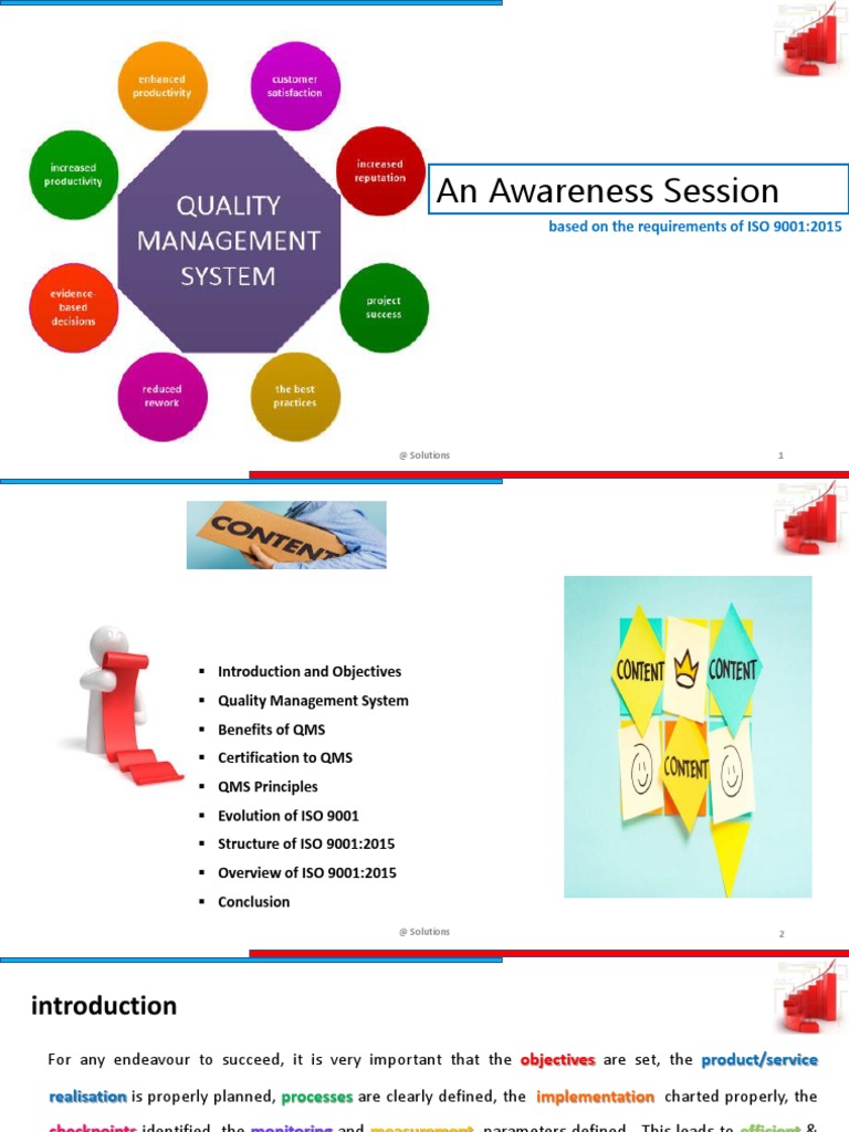 A Comprehensive Overview of ISO 9001:2015 Quality Management System ...