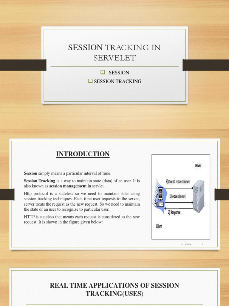 Session Tracking in Servelet | PDF | Java Servlet | Web Server