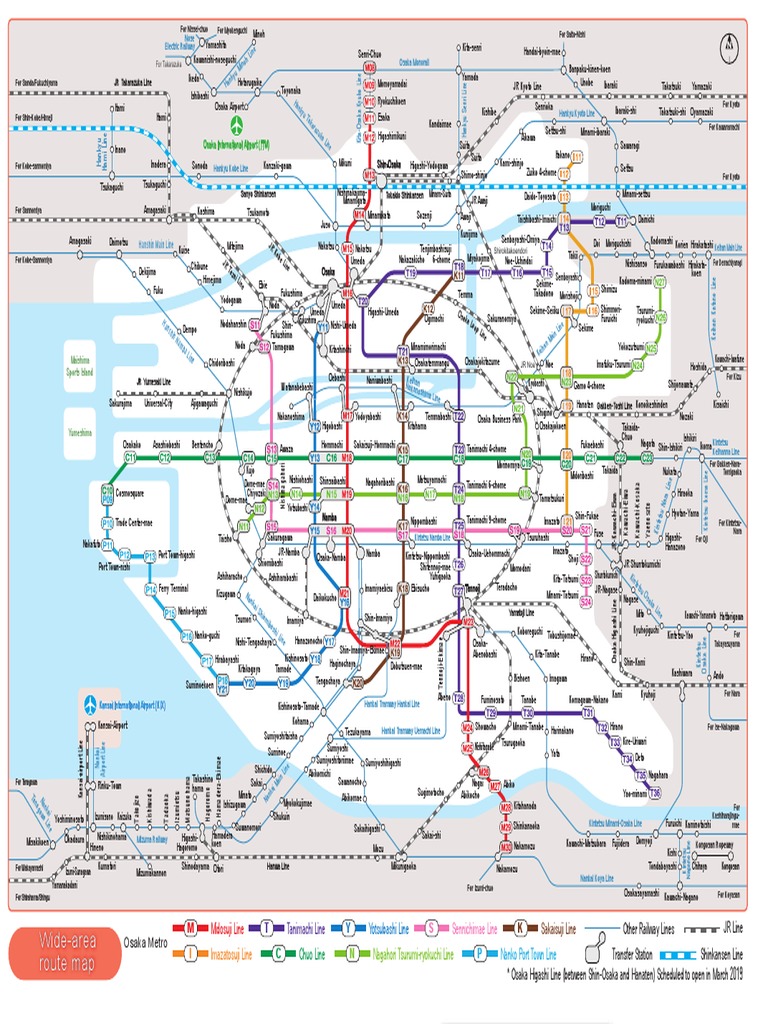 Osaka Route+map - en | PDF | Food And Drink | Food And Drink Preparation