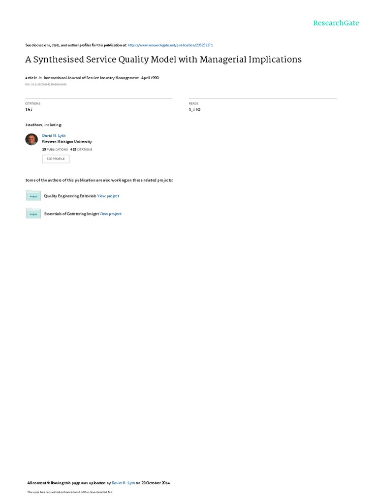 Mô Hình Brogowicz (1990)