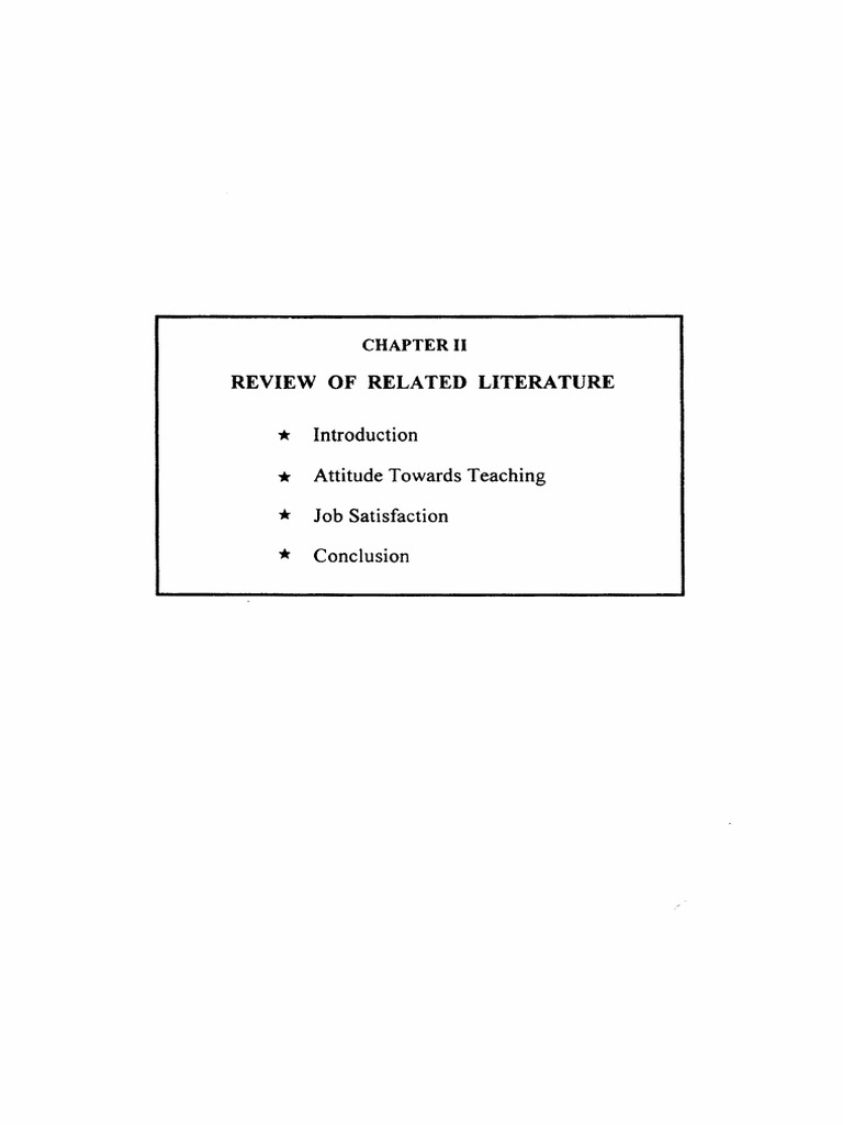 09 - Chapter 2 PDF | PDF | Job Satisfaction | Teachers
