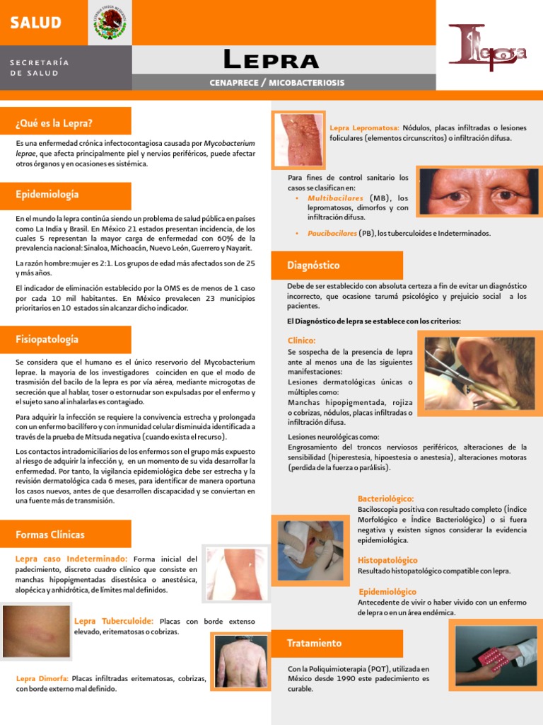 Lepra: Diagnóstico y Tratamiento | PDF | Lepra | Ciencias de la Salud