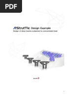 Design Examples For Strut and Tie Models PDF | PDF