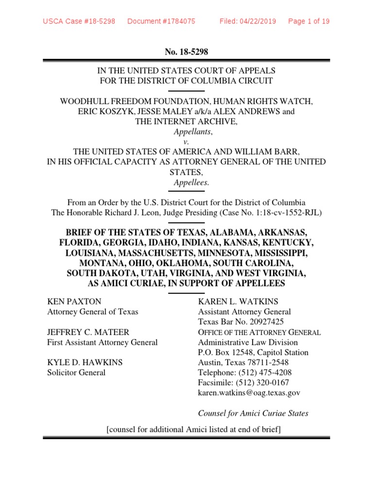 Amicus Brief For States Pdf Sex Trafficking Human Trafficking