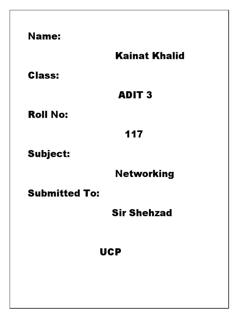 Assignment 3 Network Security | PDF | Network Security | Security