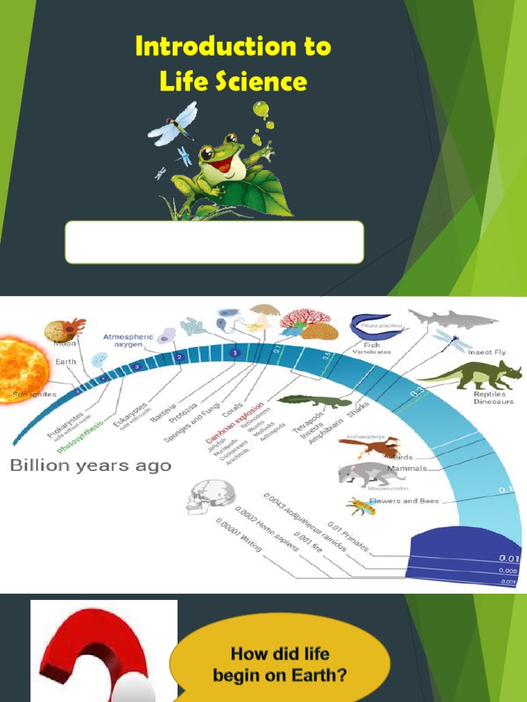 1.introduction To Life Science | PDF | Abiogenesis | Life