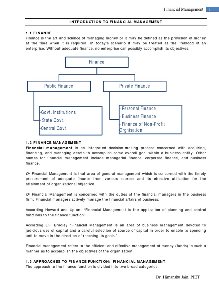 Financial Management - Notes | Download Free PDF | Net Present Value ...