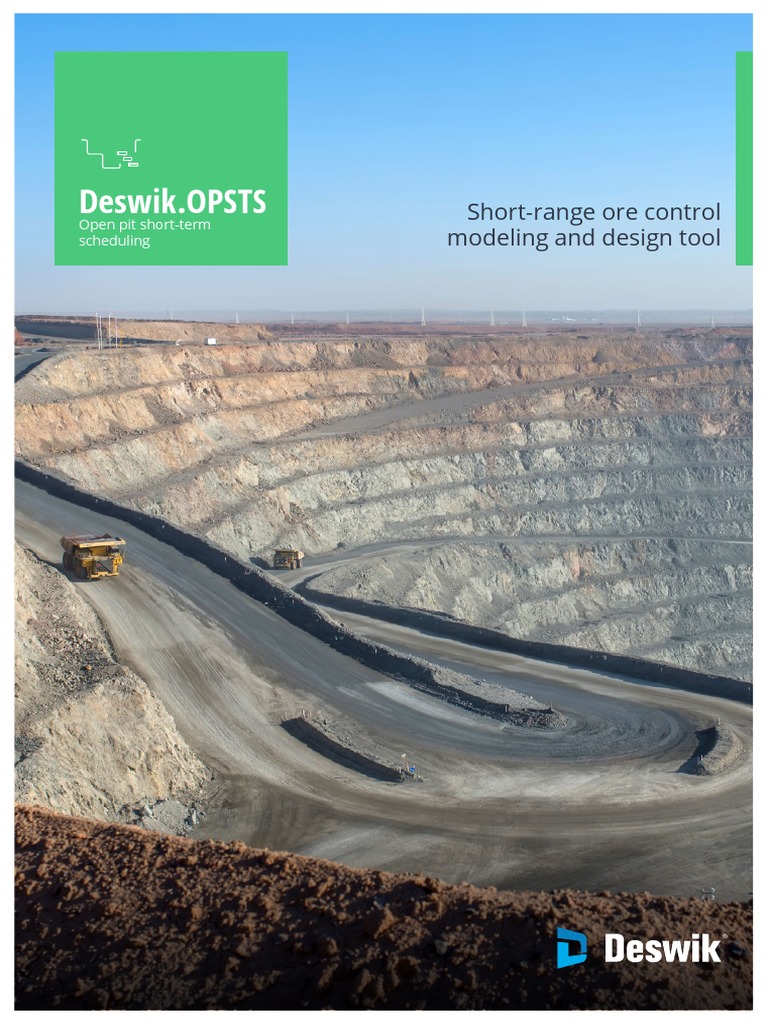 Deswik OPSTS-Brochure | PDF | Scheduling (Computing) | Mining