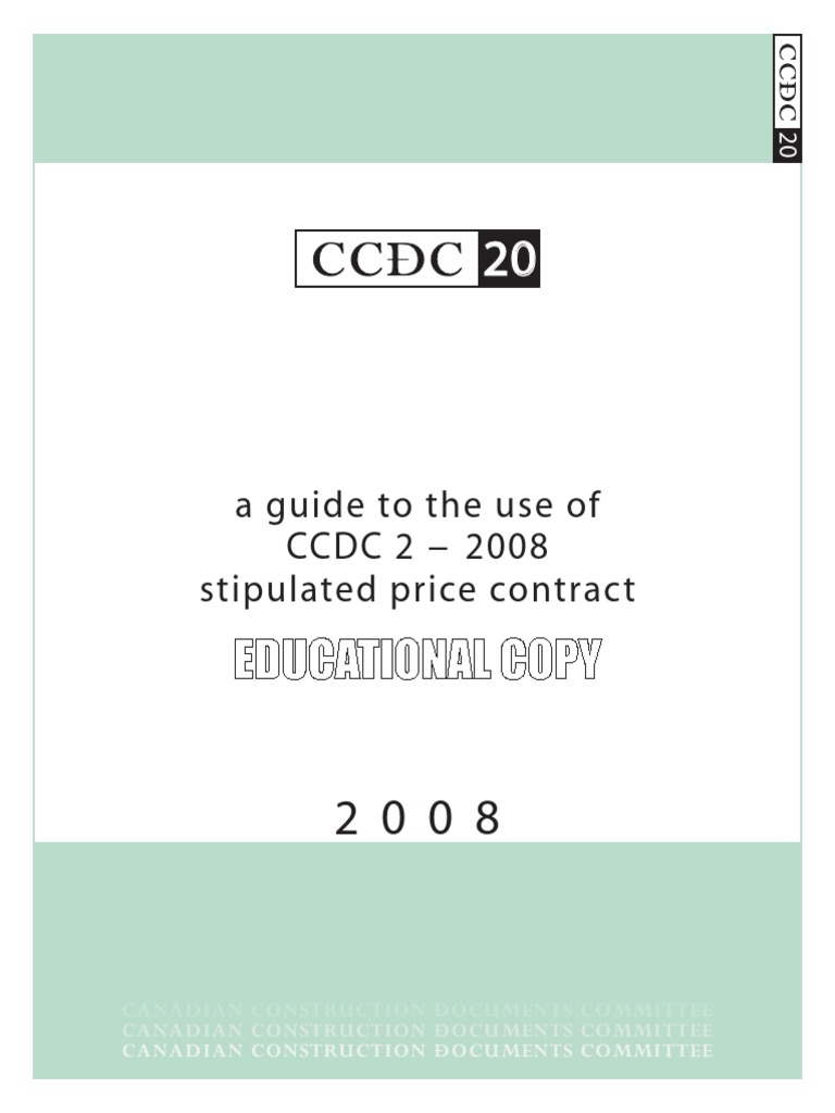 Ccdc20edu 2k | PDF | General Contractor | Specification (Technical ...